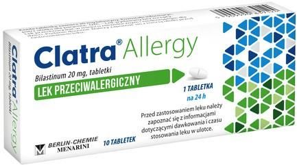 Lek na alergię Menarini Clatra Allergy 20 Mg 10Tabl - Opinie i ceny na ...