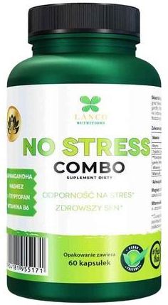 Lanco Nutritions No Stress Combo 60kaps - Opinie i ceny na Ceneo.pl