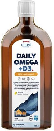 Olivit Osavi Daily Omega 1600 Mg 3 + D3 Cytrynowy Płyn 500ml - Opinie i ...
