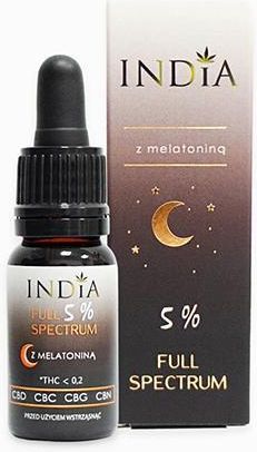 Preparat medycyny naturalnej India Cosmetics Full Spectrum 5% Melatoniną 10ml - Opinie i ceny na ...