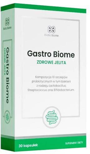 Biotic Biome Gastro Zdrowe Jelita 30kaps. - Opinie i ceny na Ceneo.pl