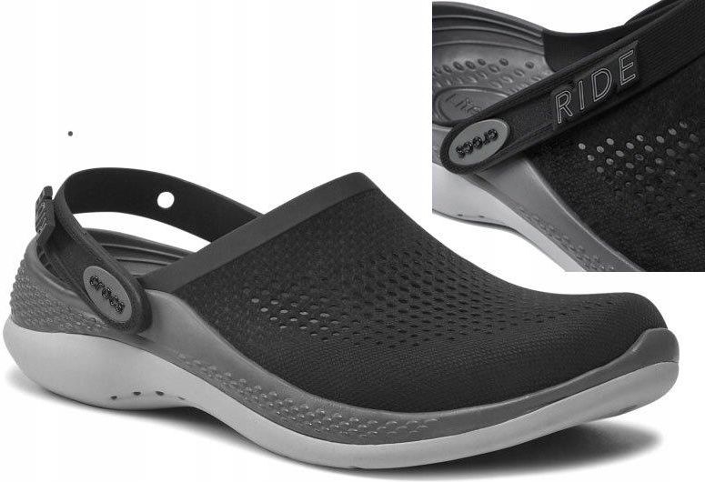 Chodaki Crocs LiteRide 360 Clog czarno-szare 206708 0DD - Ceny i opinie ...