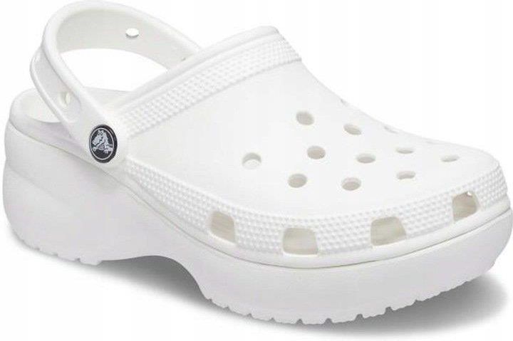 Chodaki damskie Crocs Classic Platform białe 206750 100 - Ceny i opinie - Ceneo.pl