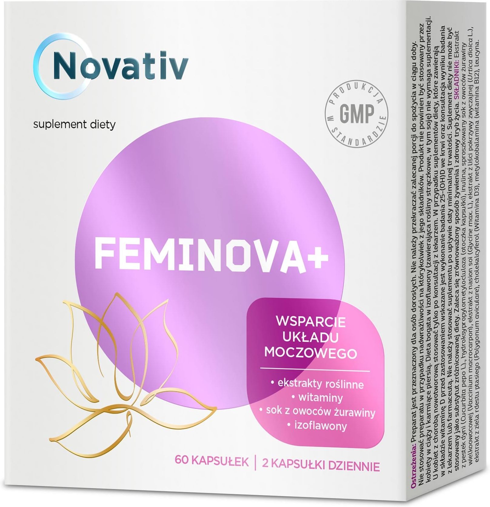 Medicinae Novativ Feminova 60 Kaps - Opinie i ceny na Ceneo.pl