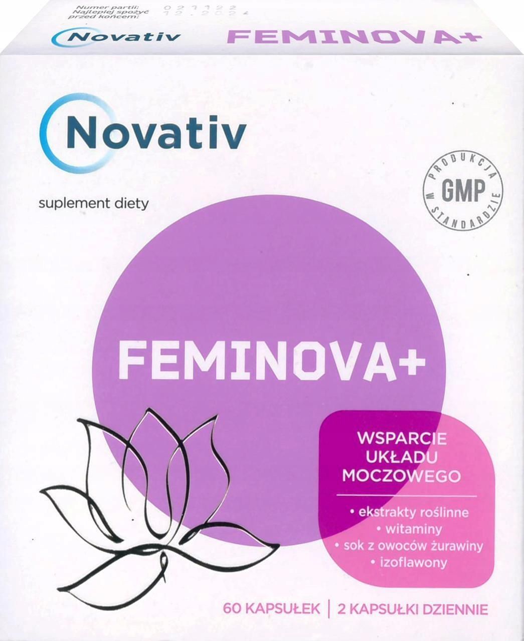 Medicinae Novativ Feminova 60 Kaps - Opinie i ceny na Ceneo.pl