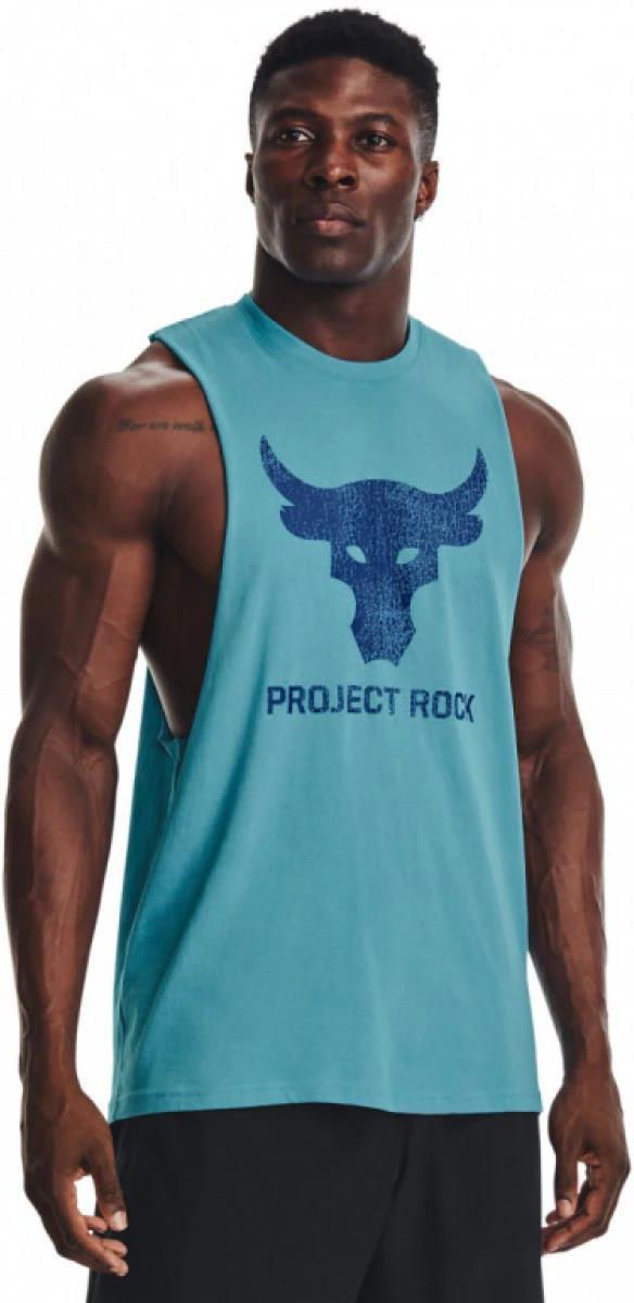 Męski top treningowy Under Armour Project Rock BRAHMA BULL TANK ...