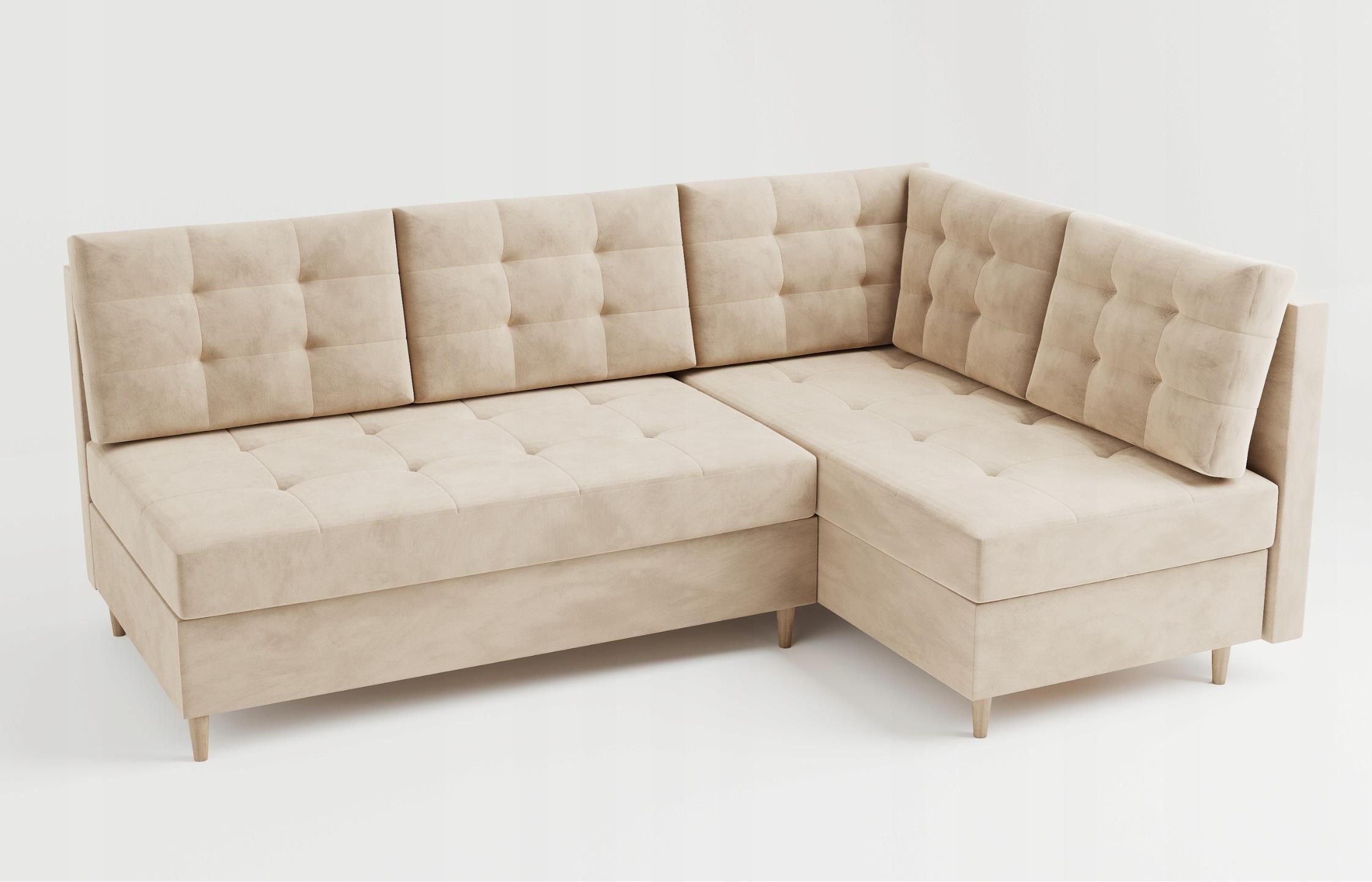 Skandynawska Kanapa Narożna Pikowana Prego Spanie 12866447827 - Opinie ...