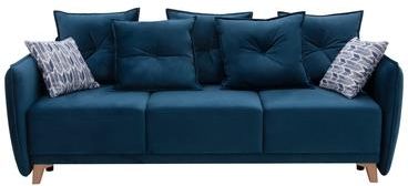 Salony Agata Sofa Rozkładana Niebieska Solis 56138 - Opinie i ...