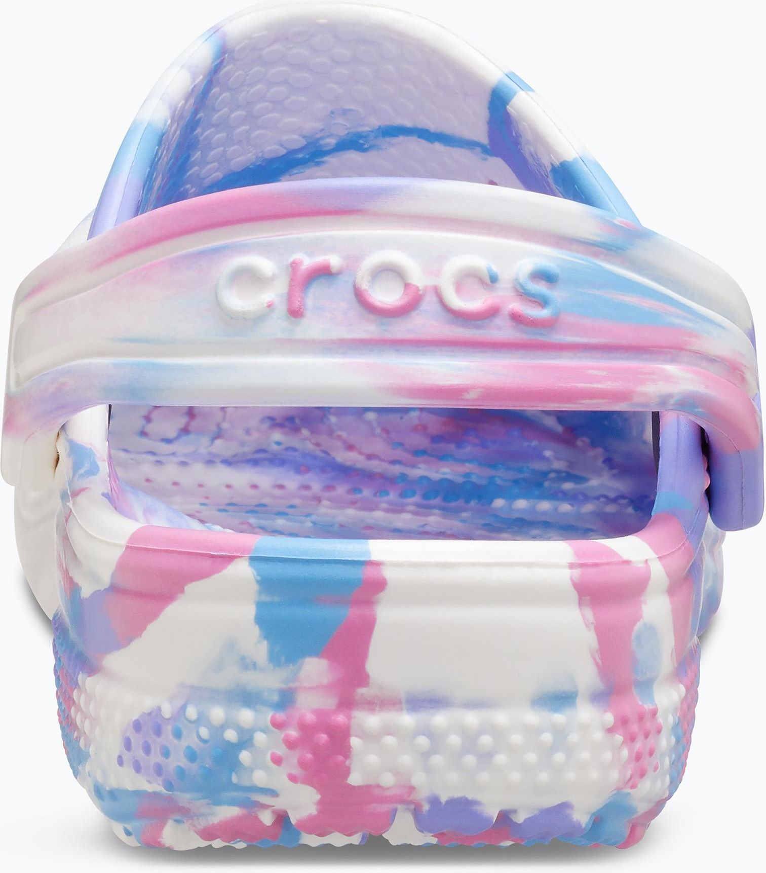 Klapki dziecięce Crocs Classic Marbled Clog T kolorowe 206838-102 ...