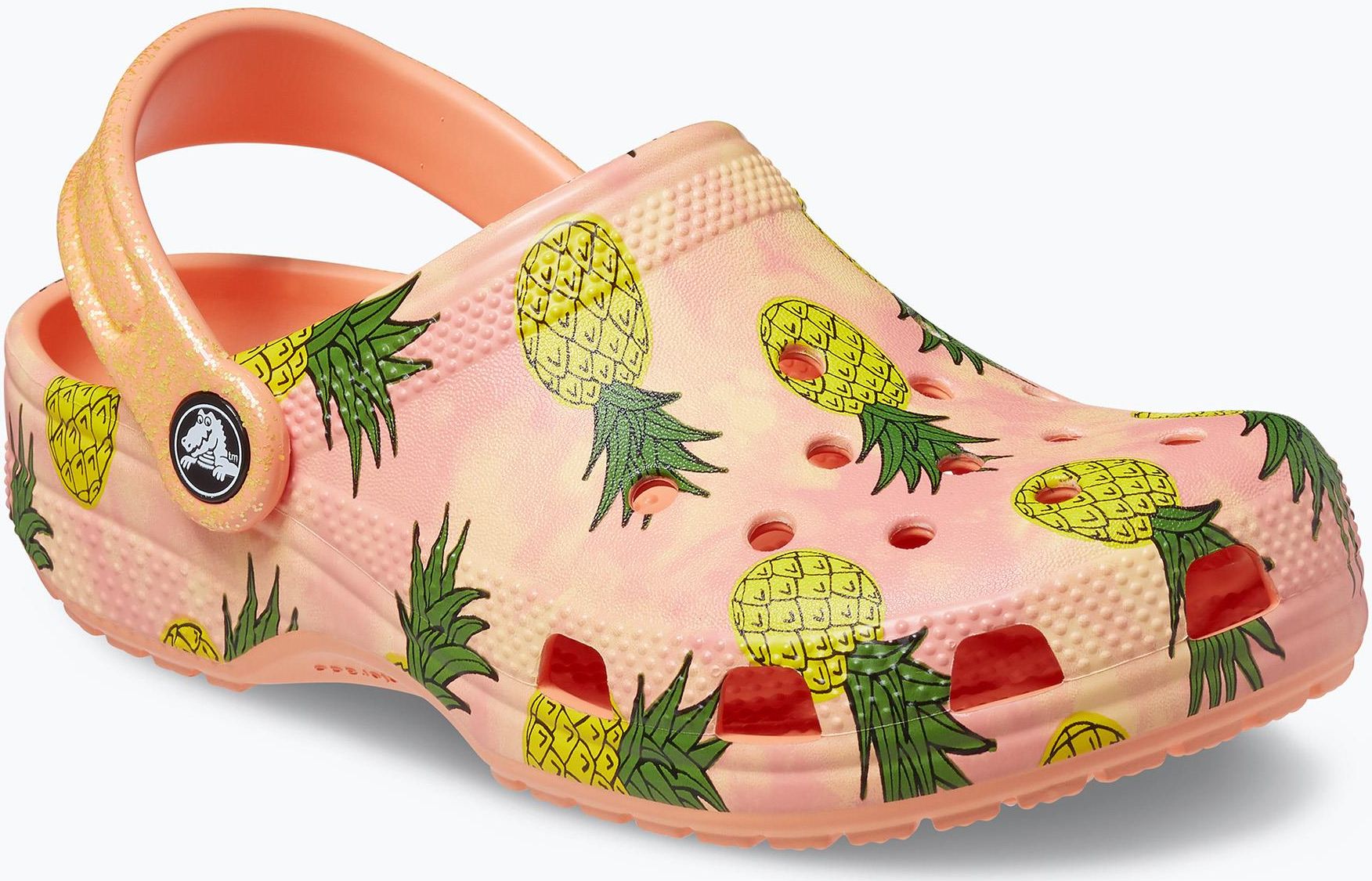 Klapki dziecięce Crocs Classic Pool Party Clog K pomarańczowe 207826 ...