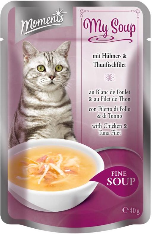 Karma Moments My Soup Kurczak I Tuńczyk 24X40g - Ceny i opinie - Ceneo.pl