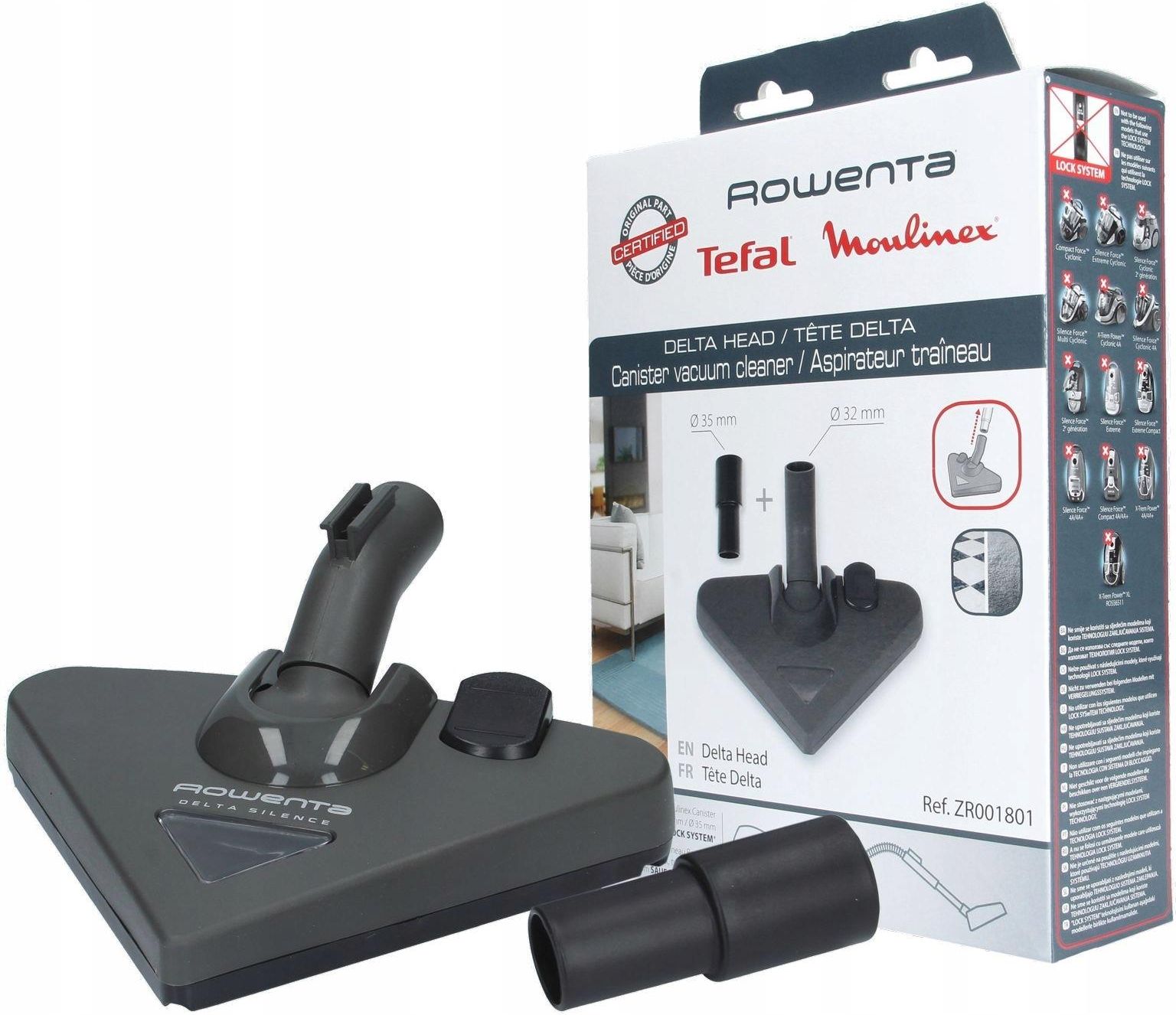Rowenta KL2A189 Szczotka Delta Silence Do Odkurzacza 32/35 - opinie i ...