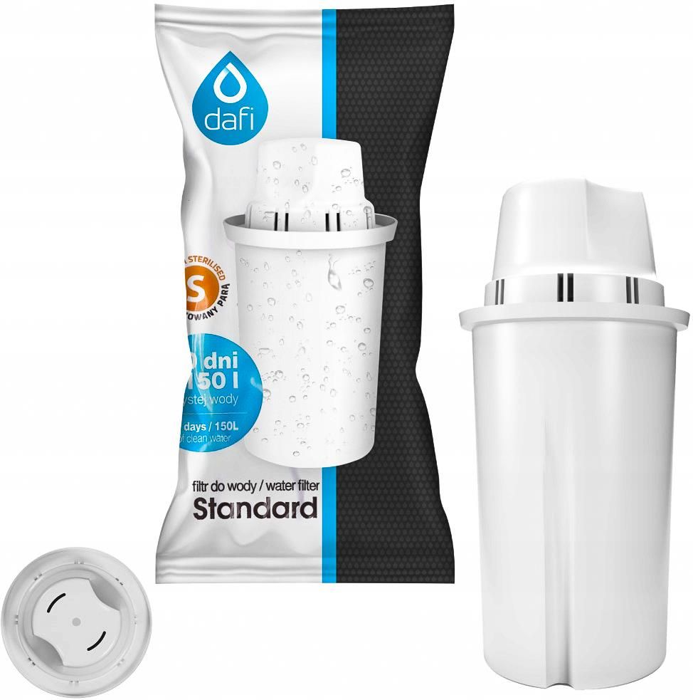 Dzbanek filtrujący Dafi Crystal LED 2L Szary + 11szt. Filtr Classic ...