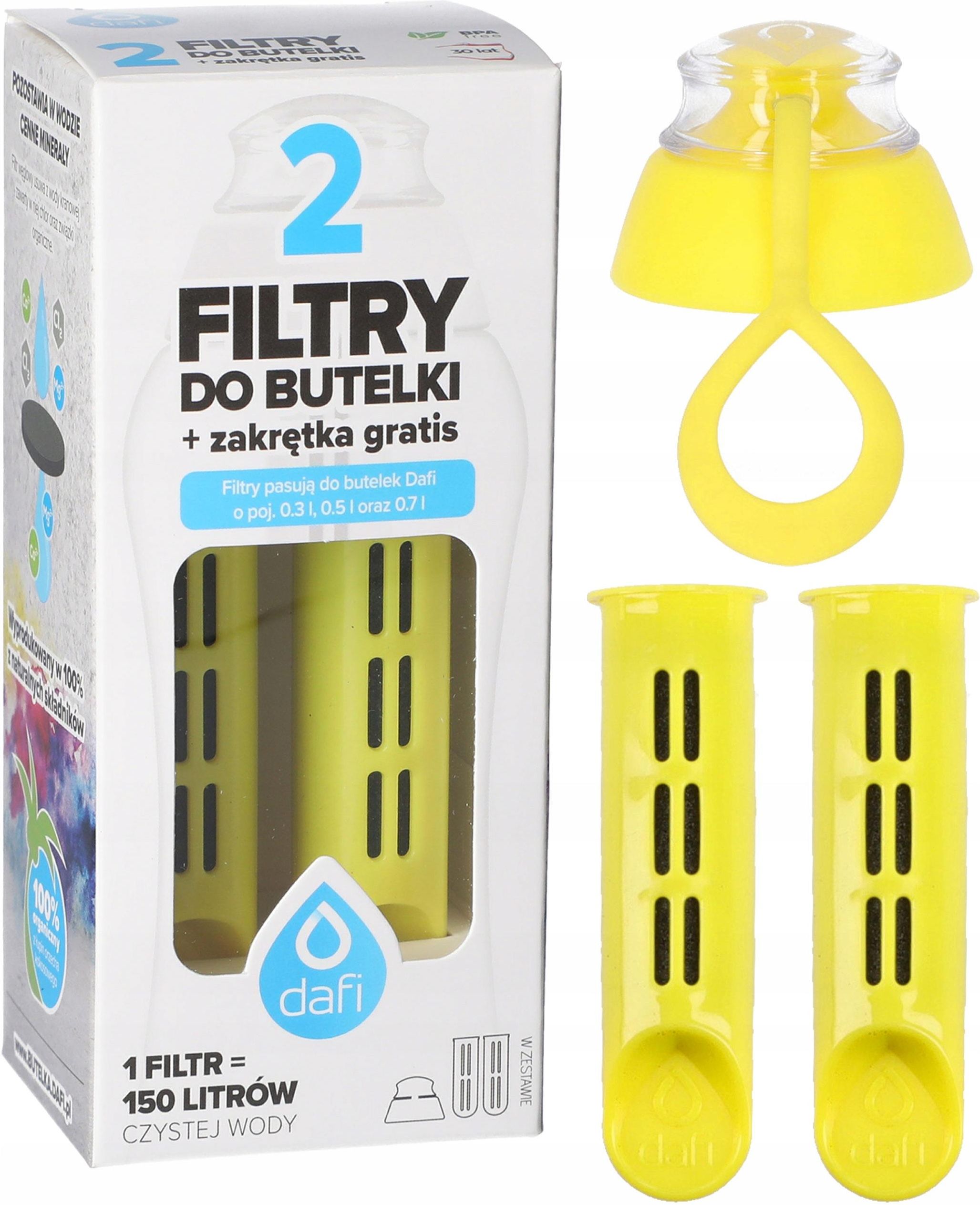 Dafi Butelka Soft 0,5L + 3 Filtry Cytrynowy - Opinie i ceny na Ceneo.pl