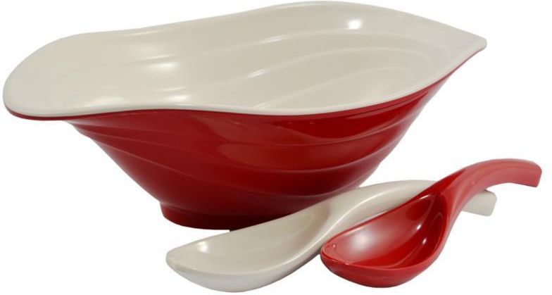 Kulsan Miska Melamina 32Cm Do Sałatek +Sztućce Duet - Opinie i ...