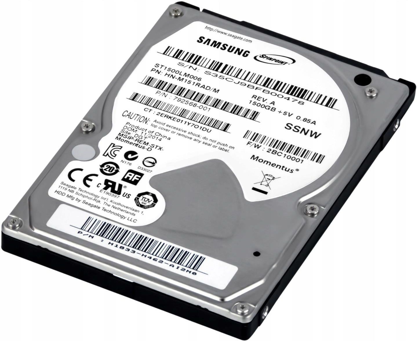 Dysk twardy Samsung SpinPoint M9T 1.5TB (ST1500LM006) - Opinie i ceny ...