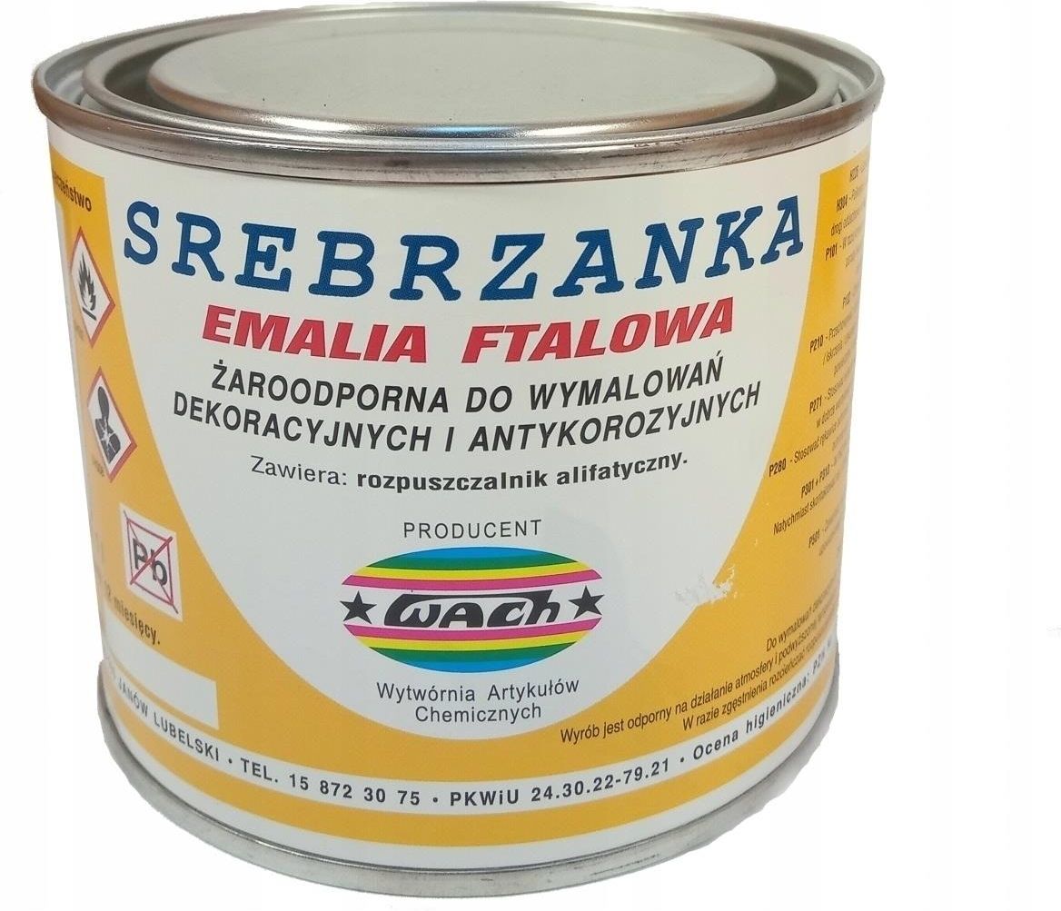 Farba Srebrzanka Emalia Ftalowa Żaroodporna 500ml - Opinie i ceny na ...