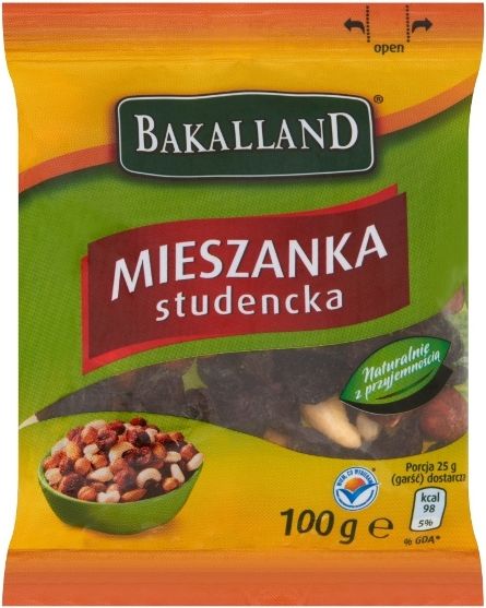 Bakalland mieszanka studencka 100g - Ceny i opinie - Ceneo.pl
