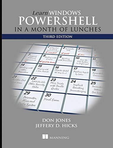 Learn Windows PowerShell in a Month of Lunches, Third Edition - Donald ...