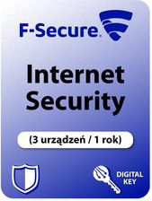 F-Secure Internet Security (3 narzędzie / 1 rok) (Cyfrowy klucz licencyjny) (FIS31) - Ceny i ...