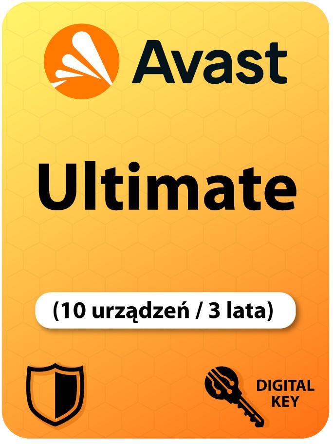 Avast Ultimate (10 urządzeń / 3 roky) (Cyfrowy klucz licencyjny) (AULT103) - Ceny i opinie na ...
