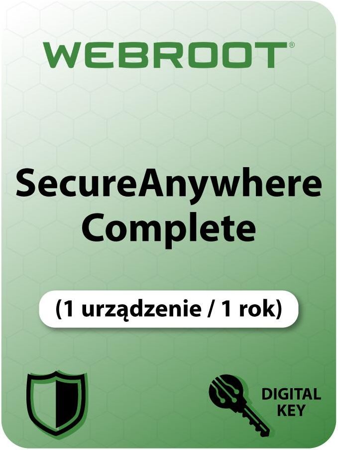 Webroot SecureAnywhere Complete (1 narzędzie / 1 rok) (Cyfrowy klucz licencyjny) (WSAC11) - Ceny ...