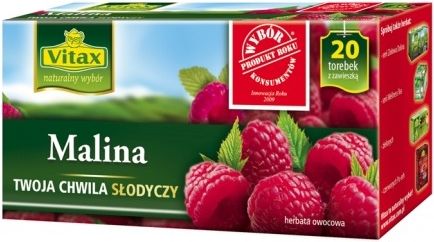 Herbata Premium Foods Herbata Vitax Exp Twoja Chwila Malina 20*40G ...