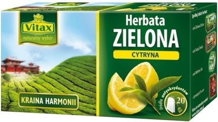 Herbata Vitax Inspirations Zielona Cytryna 20x1,5g 30g - Ceny i opinie ...