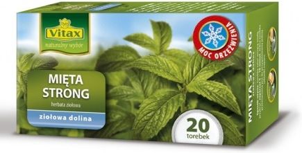 Herbata Premium Foods Herbata Vitax Exp Ziolowa Dolina Mieta Strong 20* ...