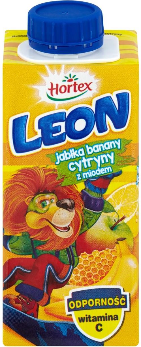 Hortex leon nektar jabłka, cytryny, banany 200ml - Ceny i opinie - Ceneo.pl