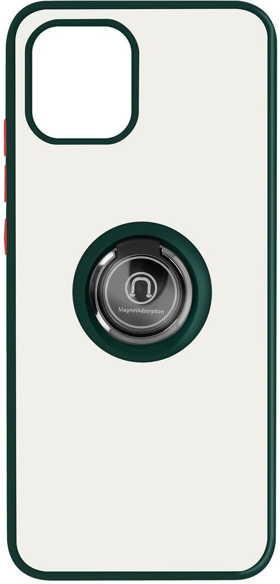 Avizar Etui Samsung Galaxy A03 Bi Material Metal Ring Function Stand ...