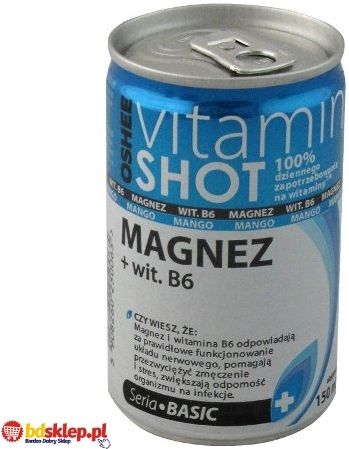 Oshee Oshee Vitamin Shot Magnez + Vitamina B6 150Ml - Ceny i opinie ...