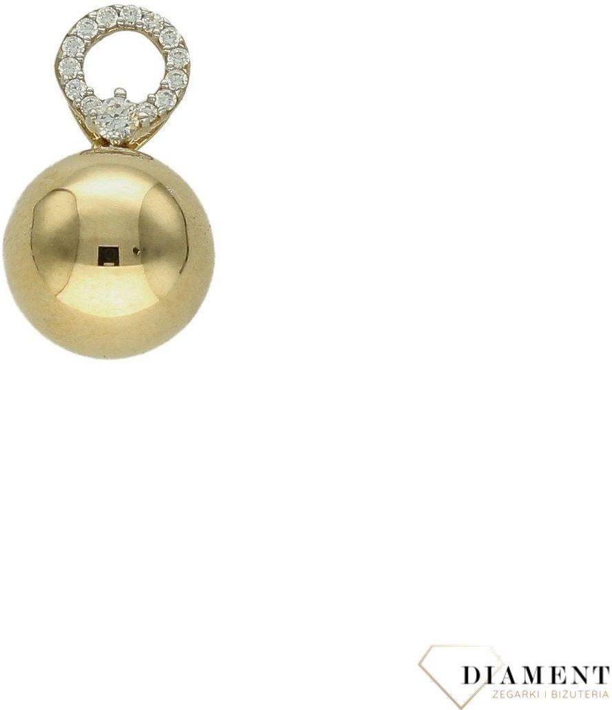 Diament Złota zawieszka 333 kulka z cyrkoniami - Ceny i opinie - Ceneo.pl