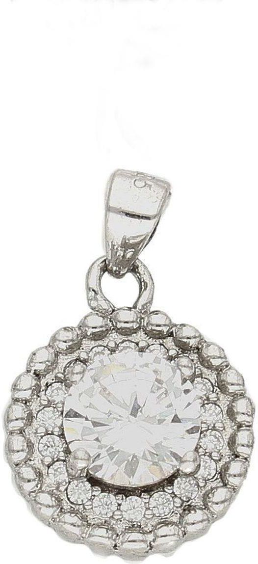 Diament Srebrna zawieszka damska z cyrkoniami - Ceny i opinie - Ceneo.pl