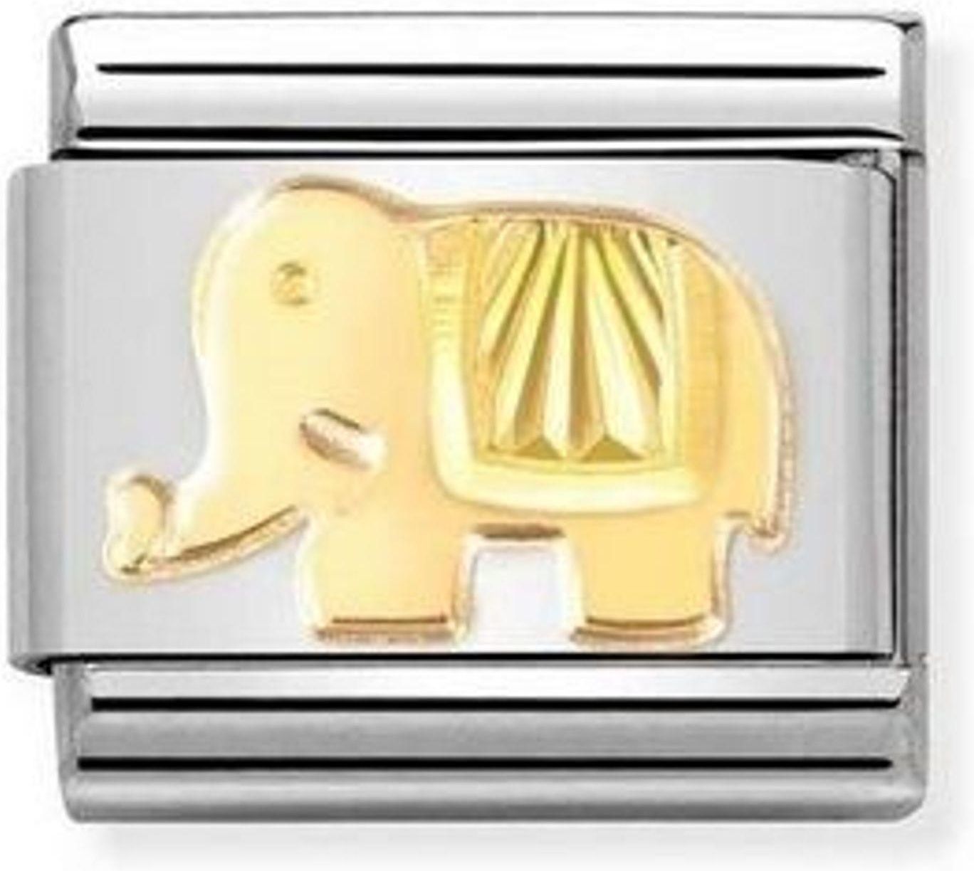 Nomination - Link 18K 'Złoty Słonik na szczęście' 030149 50 - Ceny i ...