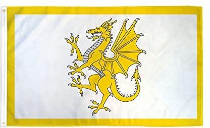 Az Flag Walia Złota Smok Flaga 90X60Cm Flaga Walii 60x90cm Flagi - Ceny ...