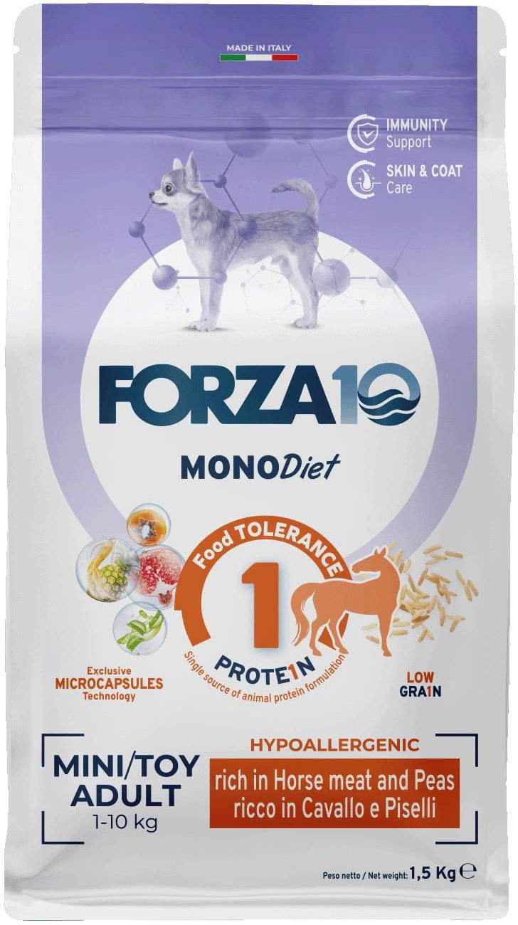 Karma Forza10 Mini & Toy Diet Z Koniną I Groszkiem Waga 1,5Kg - Ceny i opinie - Ceneo.pl