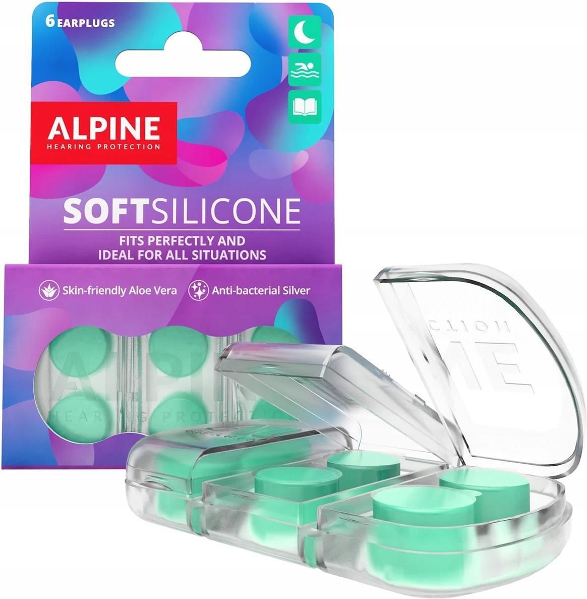 Alpine SoftSilicone zatyczki do uszu uniwersalne - 6 sztuk - Ceny i opinie - Ceneo.pl