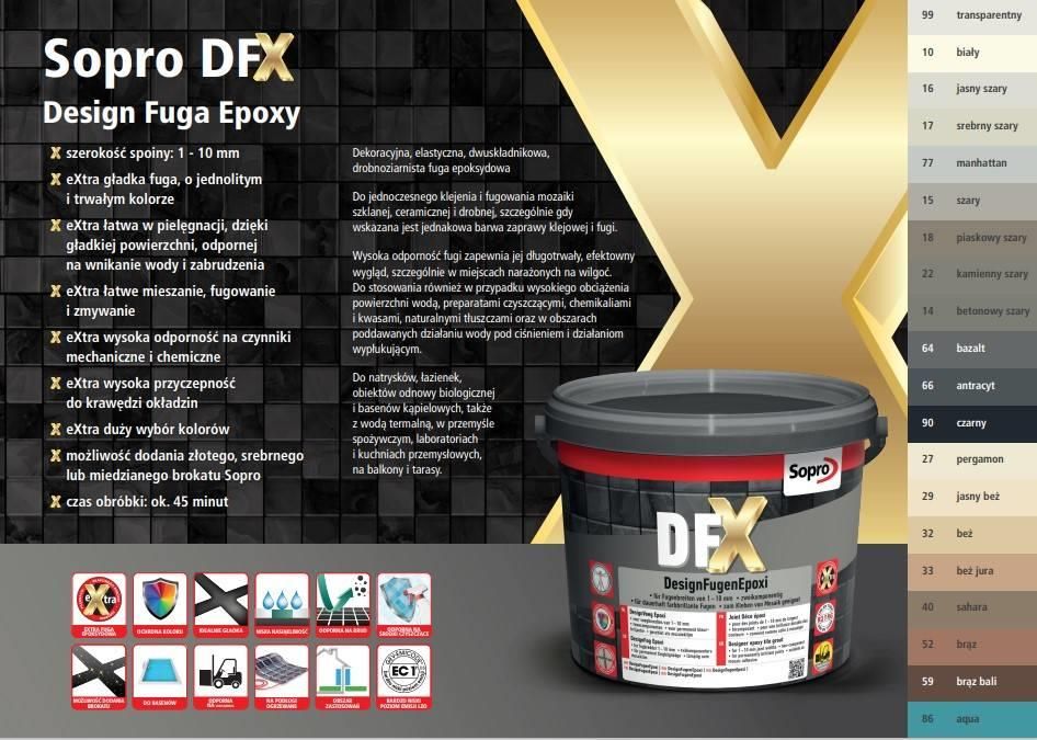 Fuga SOPRO DFX Design 15 szary fuga epoksydowa 3kg 1205 - Opinie i ceny ...