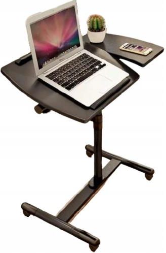 K&M Stolik Biurko Na Kółkach Pod Laptopa (E020) (E020Czarny) - Opinie i ...