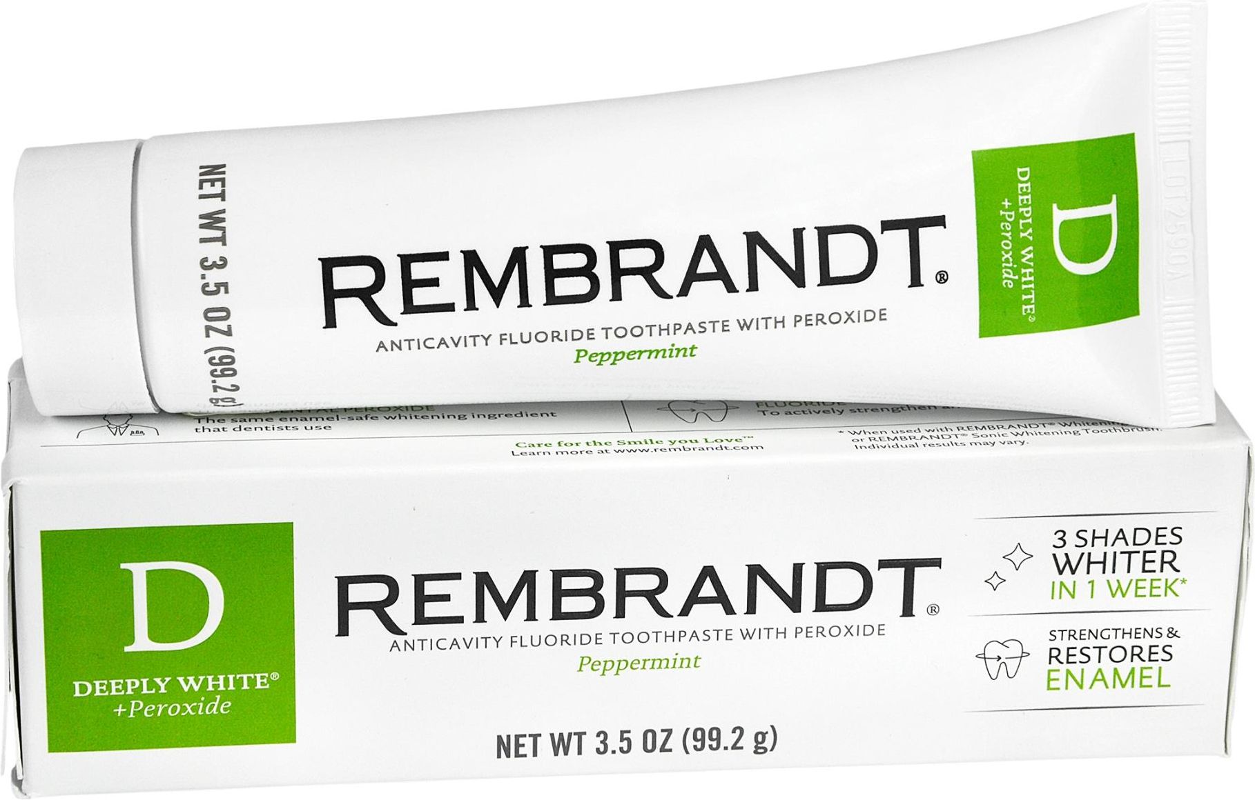 Rembrandt Deeply White Pasta Do Zebów 99,2 g - Opinie i ceny na Ceneo.pl