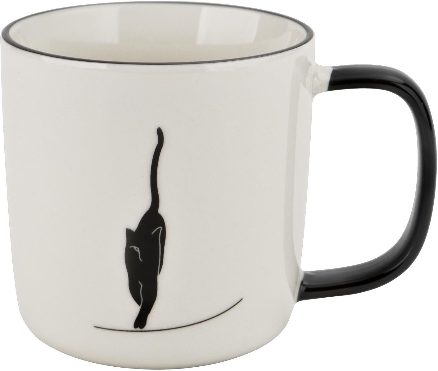 Mondex Kubek Porcelanowy 360Ml Sammy Cat Czarne Ucho (318744) - Opinie ...