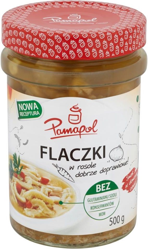 Pamapol Flaki Wolowe W Ros 500G - Ceny i opinie - Ceneo.pl