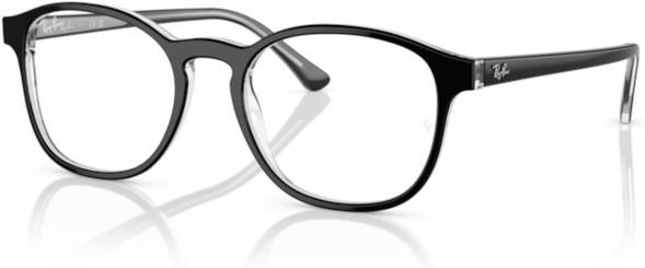 Ray Ban Rx 5417 2034 Black On Transparent (50-19-145) - Opinie i ceny ...