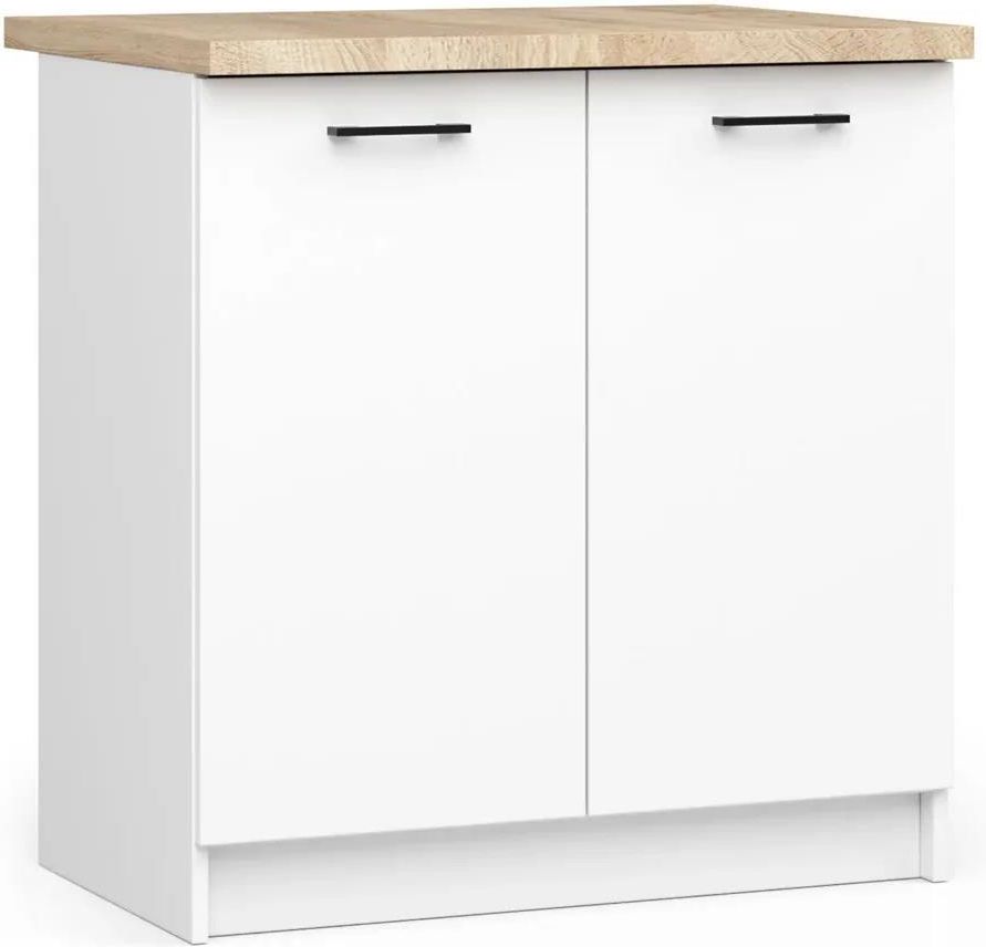 Elior Biała Szafka Kuchenna Z Szufladami 80 Cm Tereza 12X 27564 ...