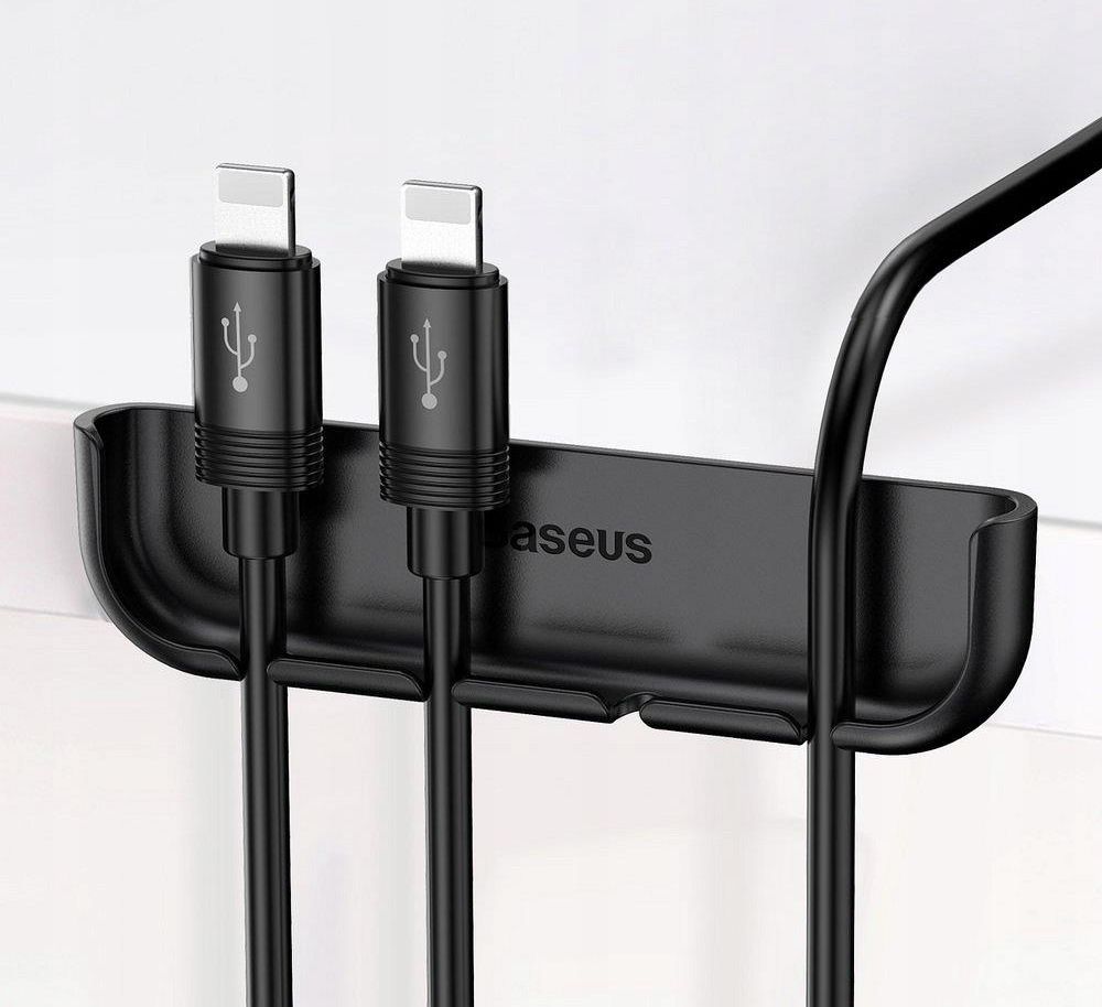 Baseus Organizer Na Kable Acapiph58-A01 Czarny - Opinie i ceny na Ceneo.pl