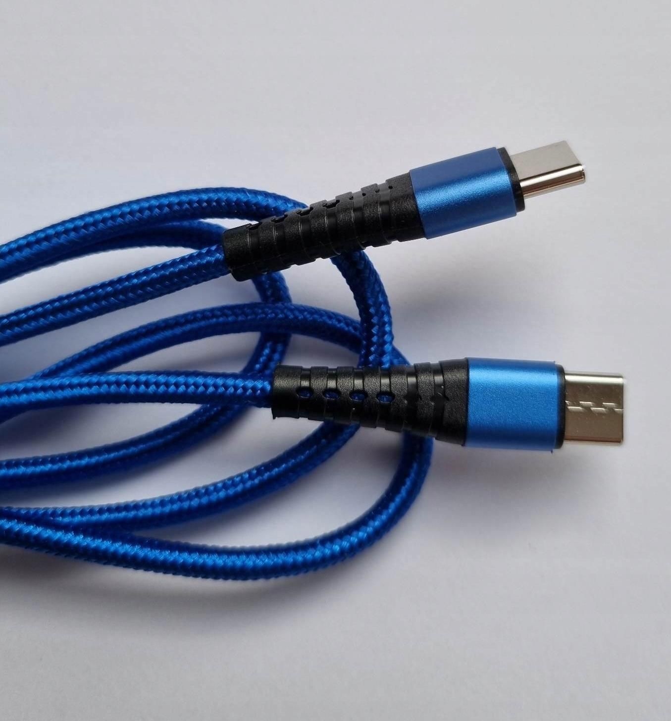 Kabel Usb Typu C Niebieski W Oplocie 1 8M - Opinie i ceny na Ceneo.pl