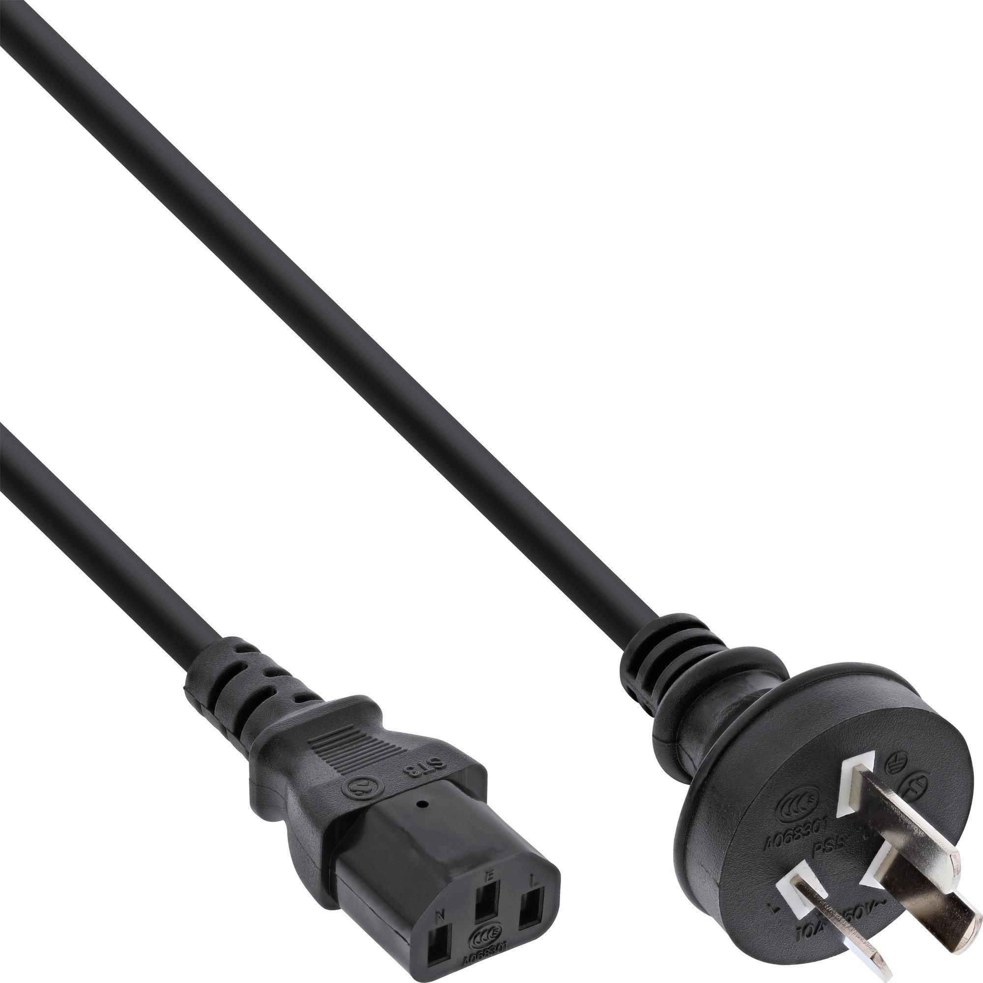 Inline Kabel Zasilający Inline Power Cable China Plug To Iec Black 0.5M ...