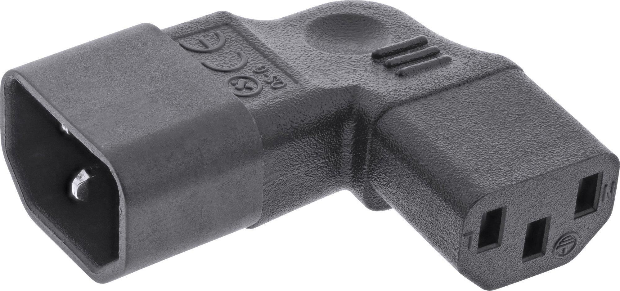 Inline Inline Power Supply Adapter Iec 60320 C14 / C13 Left/Right ...