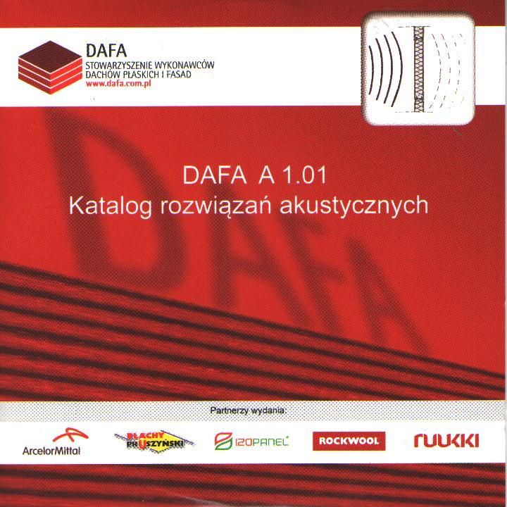Katalog rozwiązań akustycznych. DAFA A 1.01 - Podręcznik techniczny ...